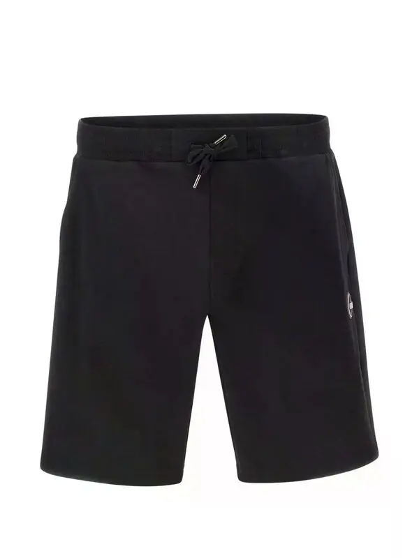 COLMAR Logo-patch Drawstring Track Shorts - Black