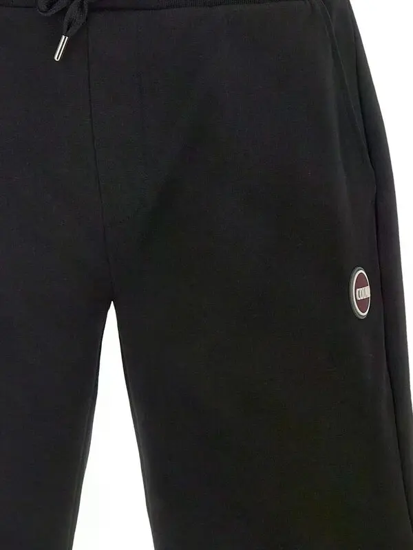 COLMAR Logo-patch Drawstring Track Shorts - Black