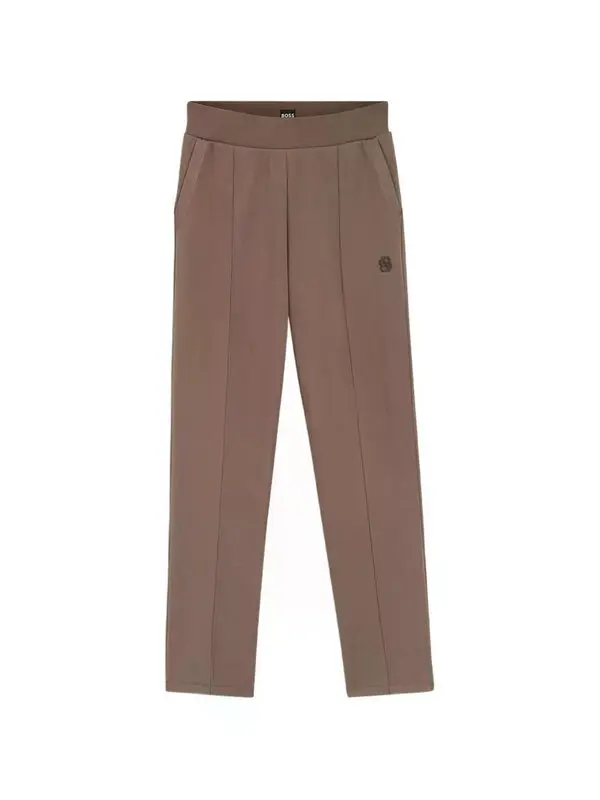 BOSS Logo-embroidered Pintuck Track Pants