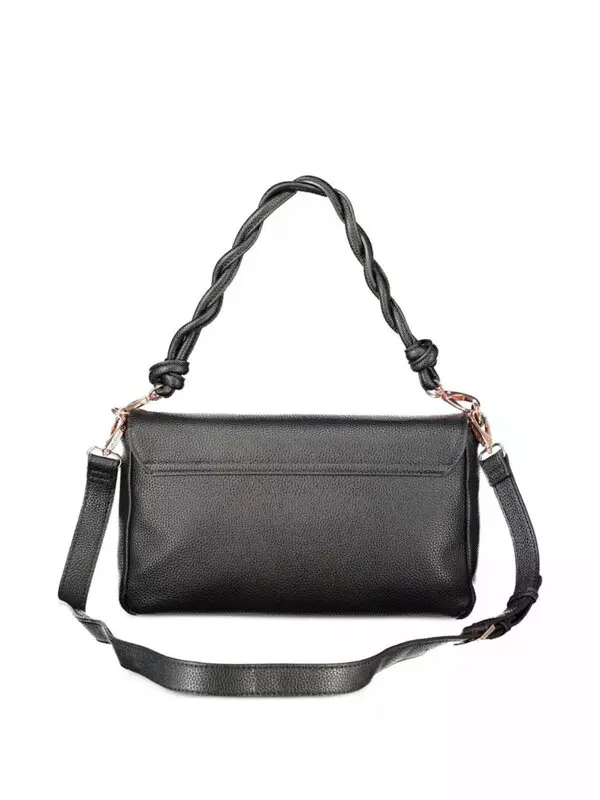 MARIO VALENTINO Pebbled Tote Bag With Braided Handle