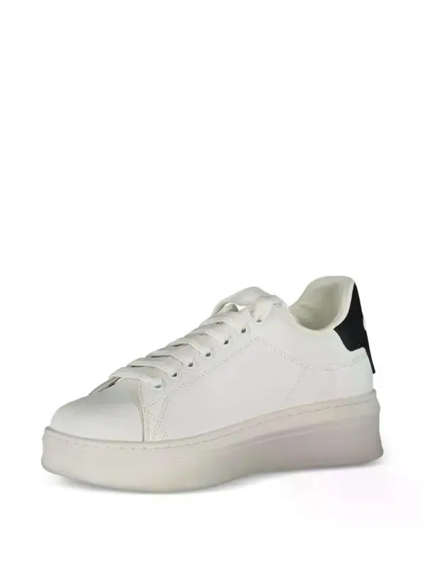 GAELLE PARIS Lace-up Platform Sneakers - White