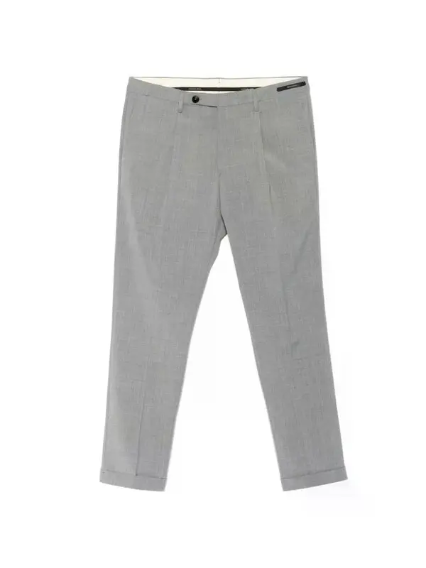 MICHAEL COAL Tailored Trousers - Grey