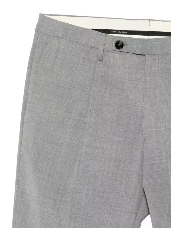 MICHAEL COAL Tailored Trousers - Grey