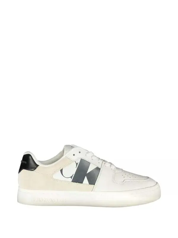 Calvin Klein Court Logo-print Sneakers - White