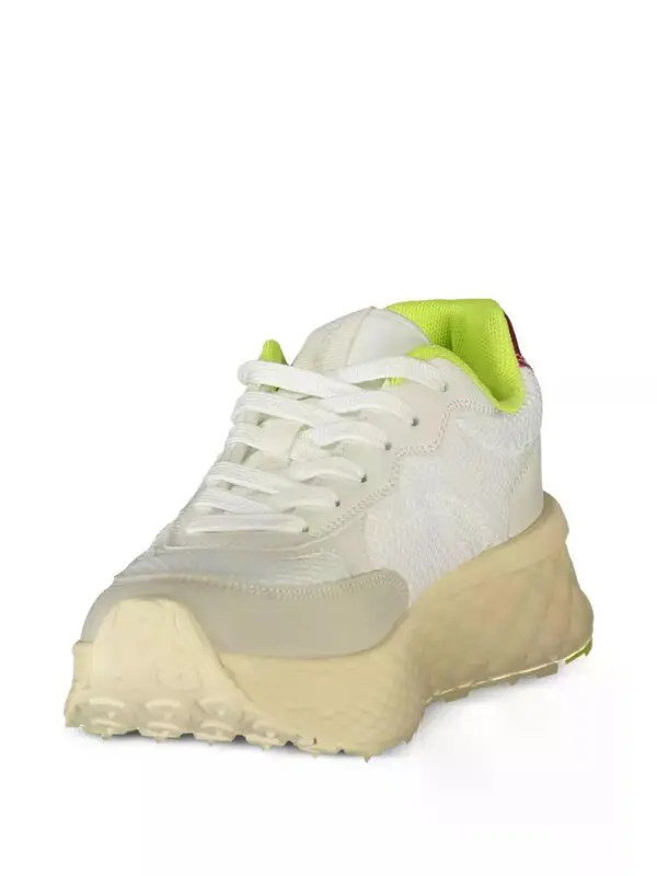 BLAUER. Logo-patch Perforated Sneakers - Neutrals
