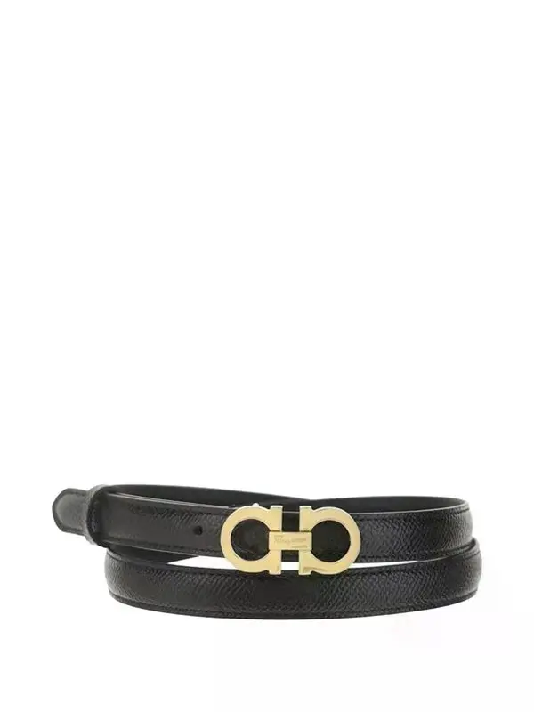 FERRAGAMO Gancini Buckle Belt - Black