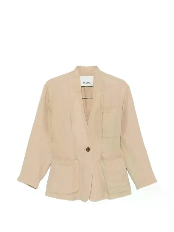 Isabel Marant Soraya Single-breasted Jacket - Neutrals