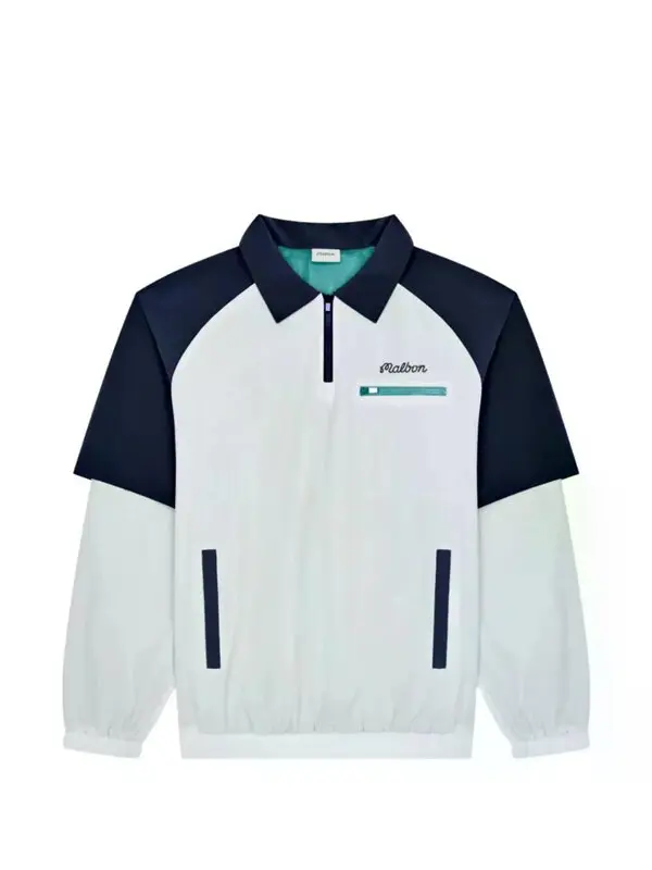 MALBON Marina Color-block Jacket - White