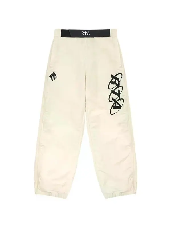 RtA Nixon Logo-print Track Pants - Neutrals
