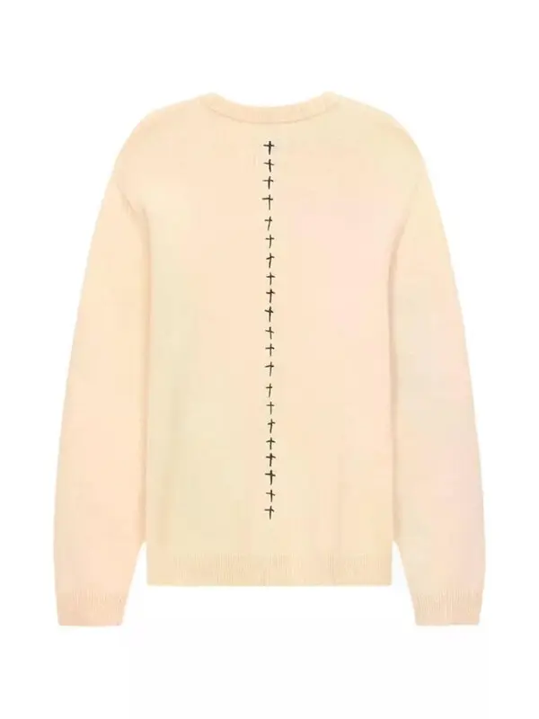RtA Cross-embroidered Sweater