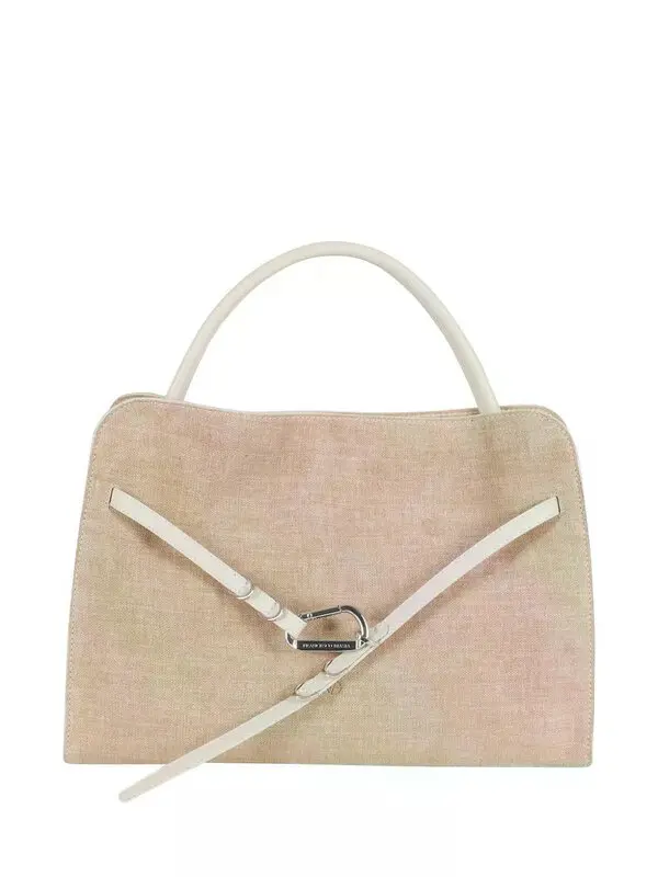 BIASIA Iconic Always On Tweed-print Shoulder Bag - Neutrals