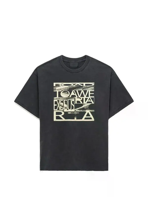 RtA Elian Graphic-print T-shirt - Grey