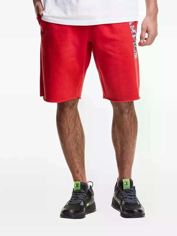 Champion Reverse Weave Logo-print Shorts - Red