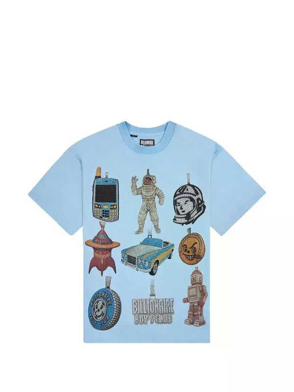 BILLIONAIRE BOYS CLUB Icy Graphic-print T-shirt - Blue