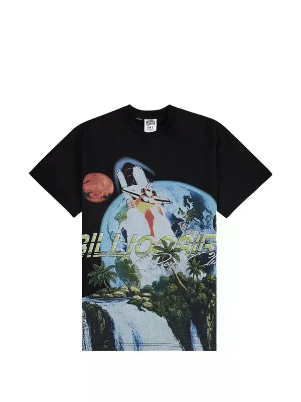 BILLIONAIRE BOYS CLUB Waterfalls Graphic-print T-shirt - Black