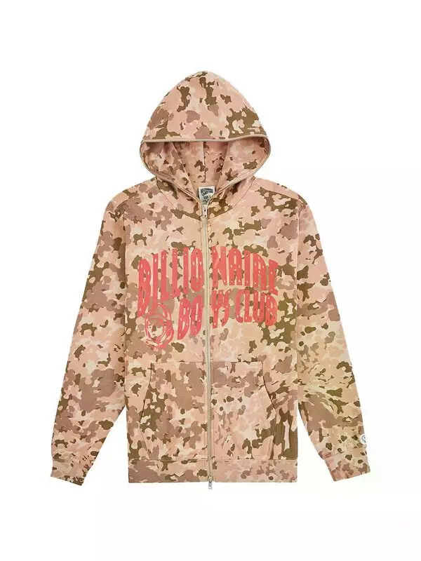 BILLIONAIRE BOYS CLUB Camouflage-print Zip-up Hoodie - Neutrals