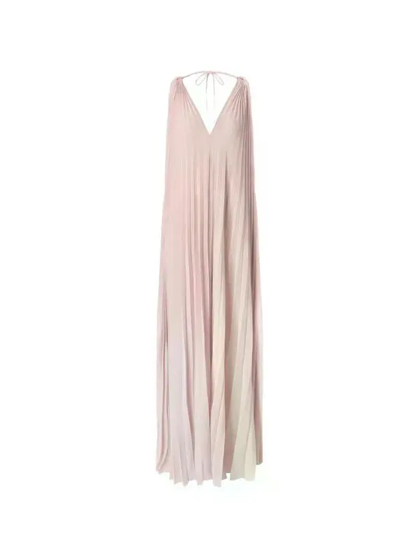 Pinko Halterneck Maxi Dress - Pink
