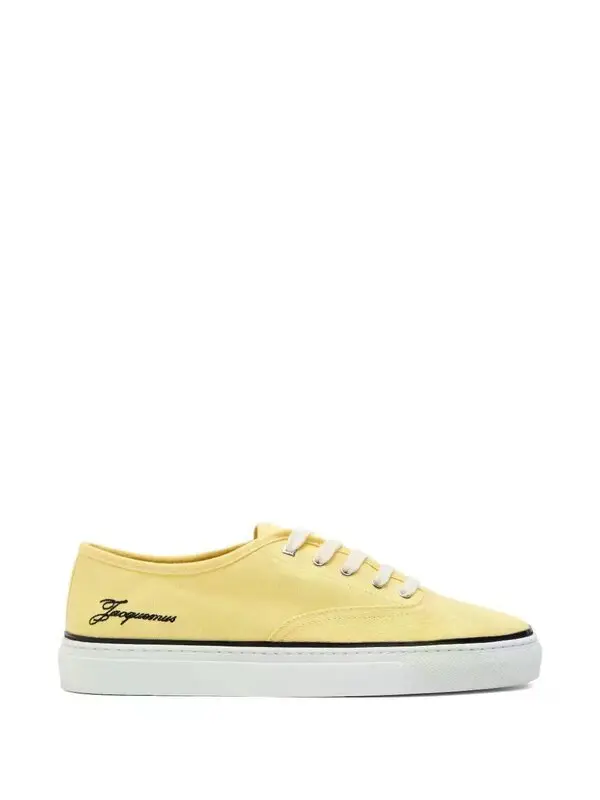 Jacquemus Féfé Logo-embroidered Sneakers - Yellow