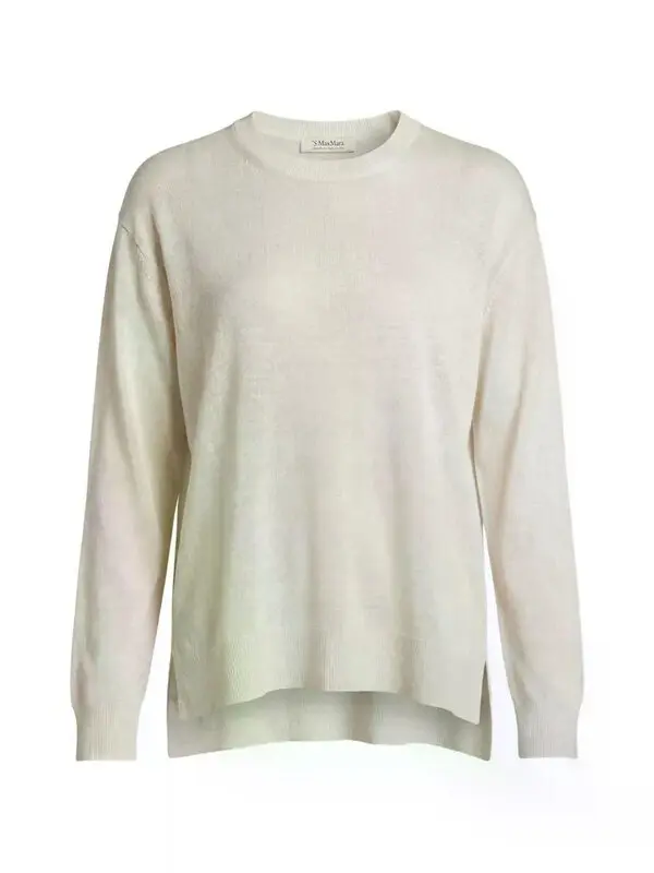 Max Mara Side-slit Sweater - Neutrals