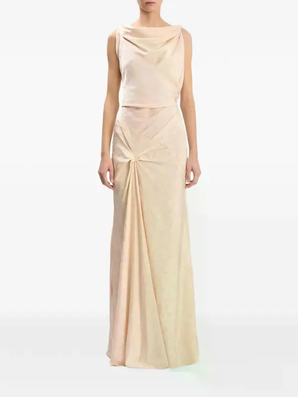 Victoria Beckham Posy Maxi Dress - Neutrals