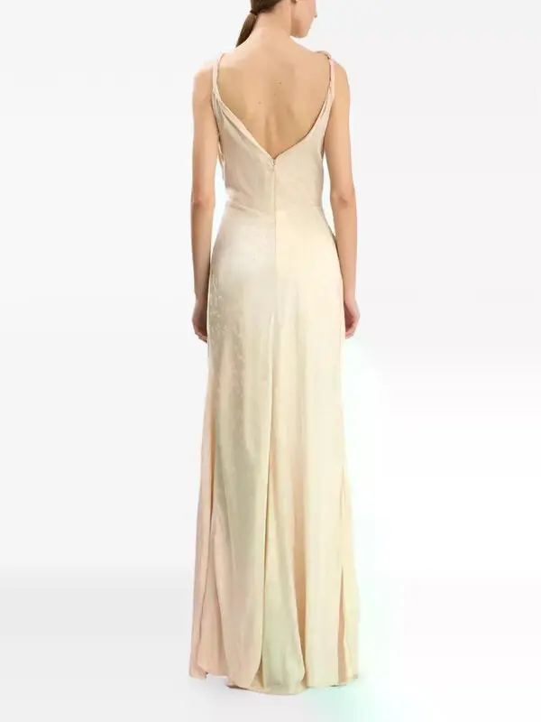 Victoria Beckham Posy Maxi Dress - Neutrals