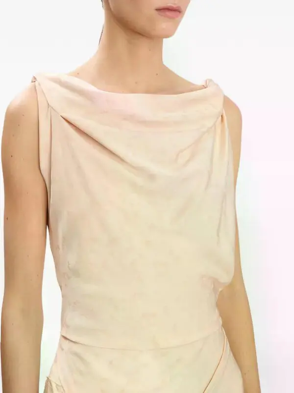 Victoria Beckham Posy Maxi Dress - Neutrals