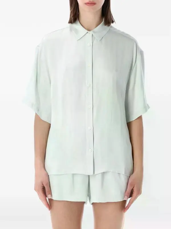 ANINE BING Coco Short-sleeve Shirt - Green
