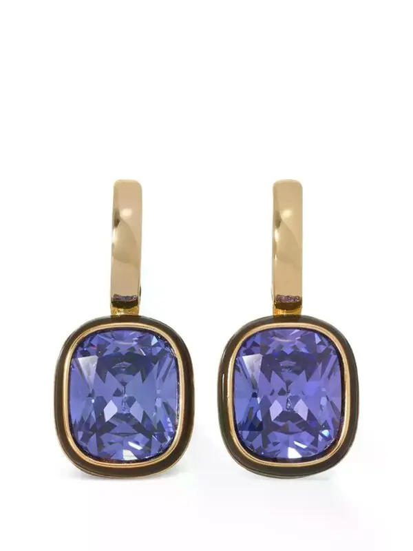 ROXANNE ASSOULIN Cubic Cushion Drop Earrings - Gold