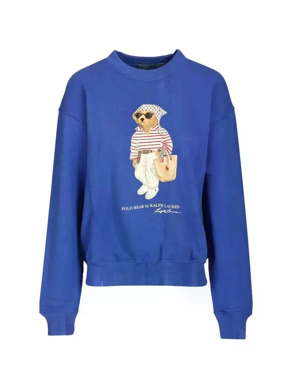 Polo Ralph Lauren Graphic-print Sweater - Blue
