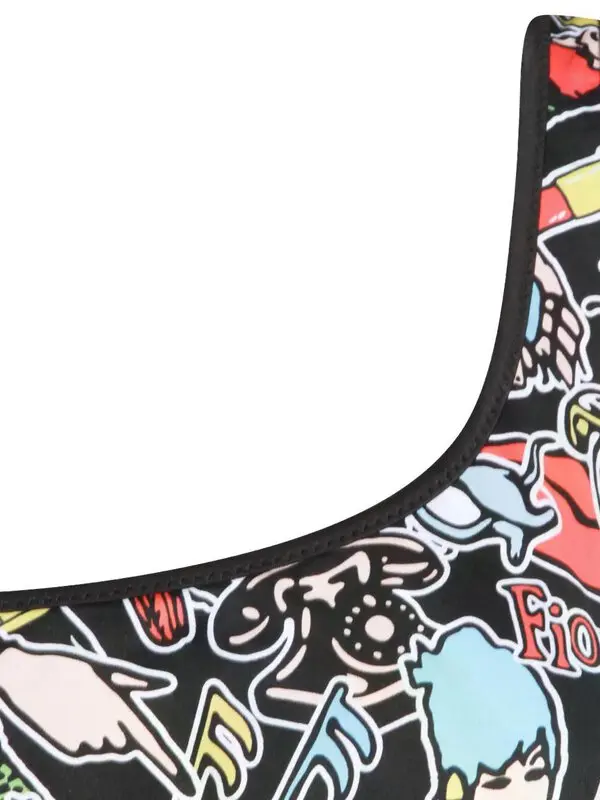 Fiorucci Graphic-print One-piece Swimsuit