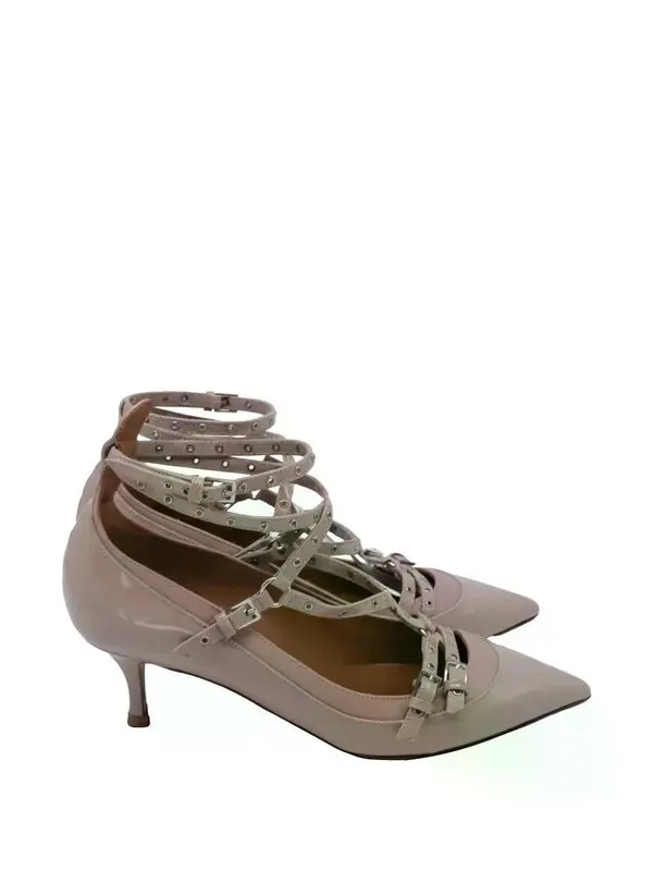 Valentino Garavani Love Latch Eyelet Pumps - Neutrals