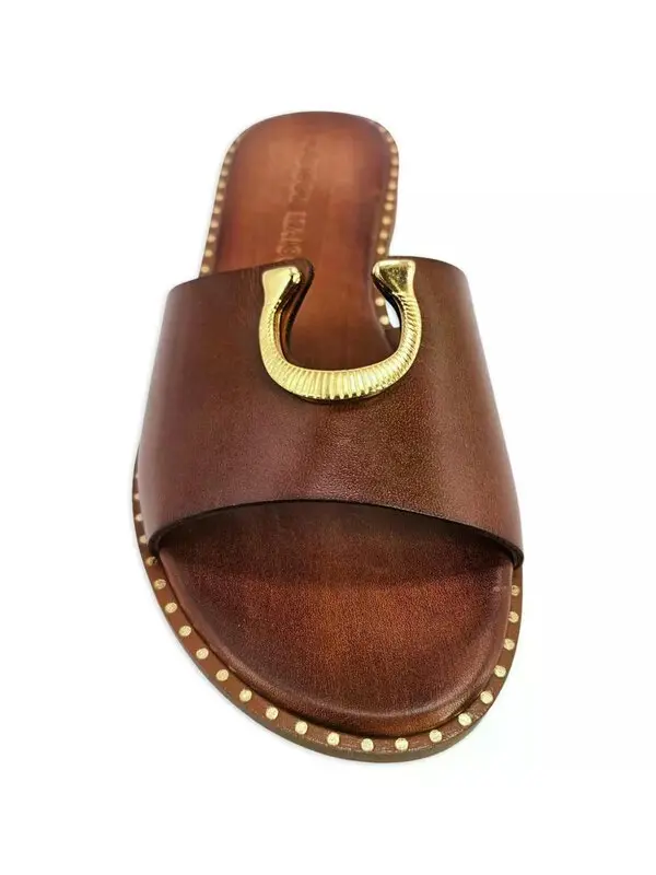 MADISON MAISON Buckle-detail Sandals - Brown