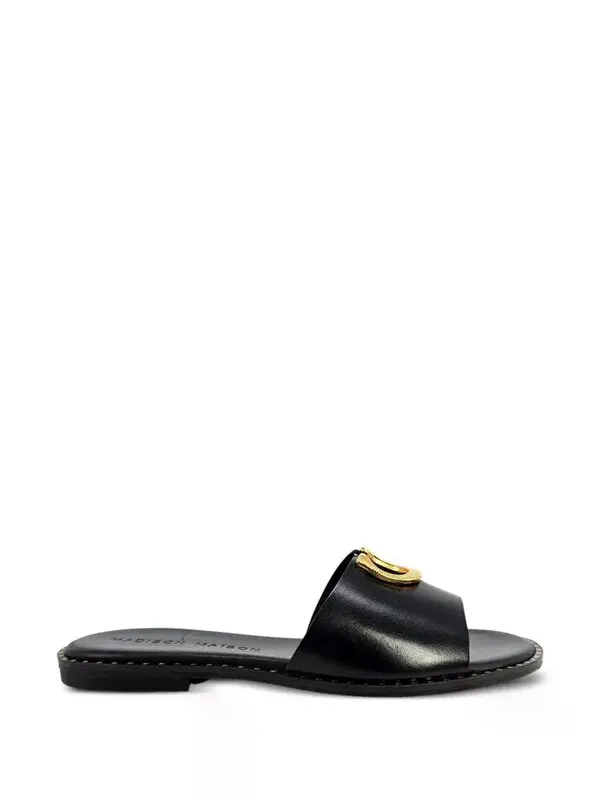 MADISON.MAISON Horseshoe-buckle Sandals - Black