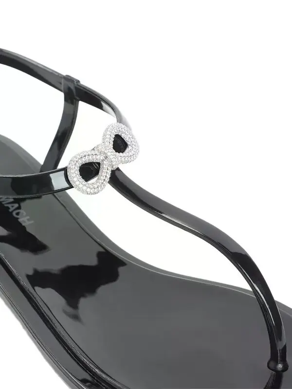 Mach & Mach Bow-detail Flat Sandals