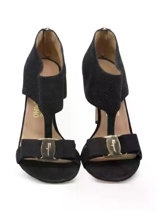 FERRAGAMO Bow T-strap Sandals