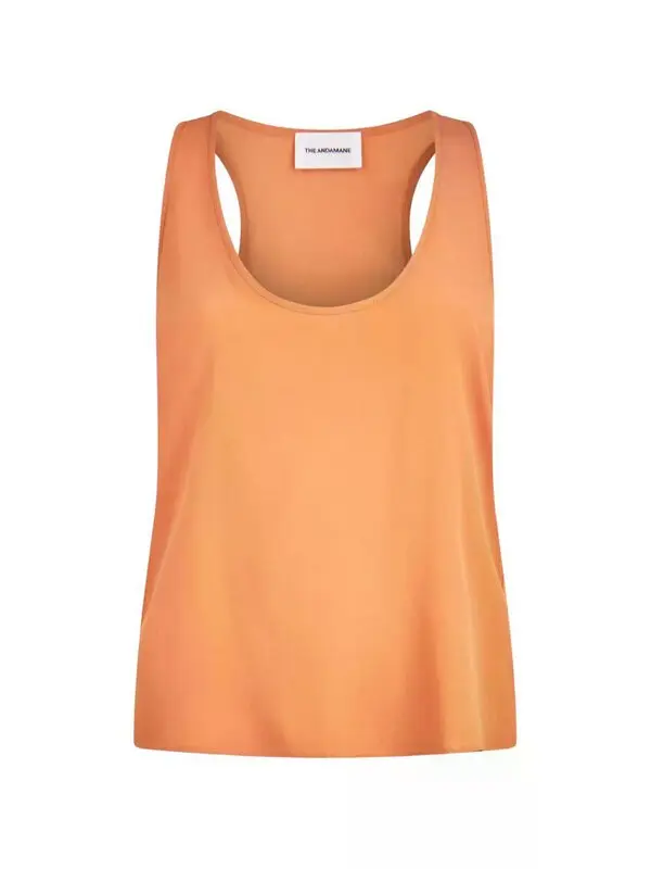 Andamane Flared Tank Top - Orange