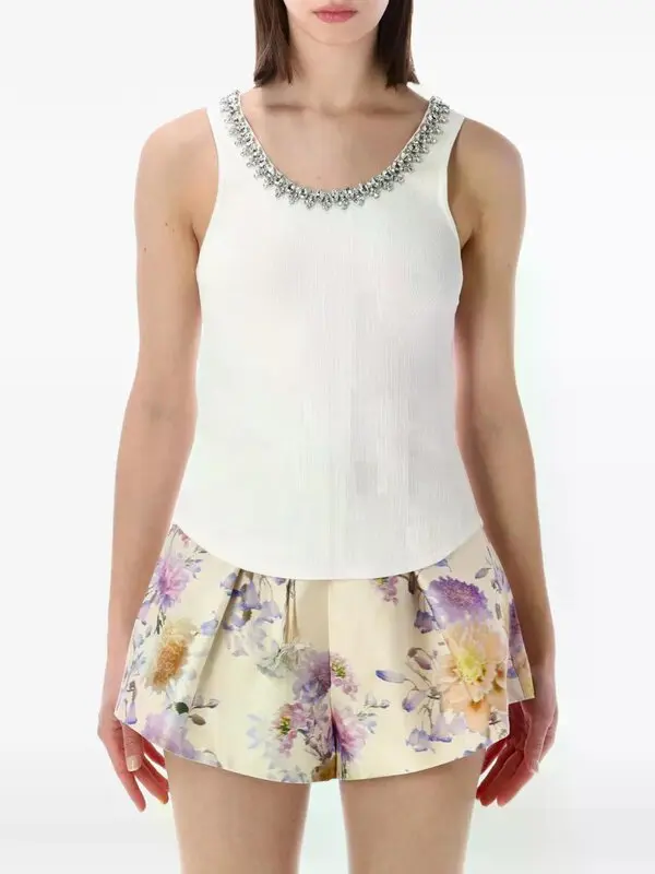 Zimmermann Embellished Tank Top - Neutrals