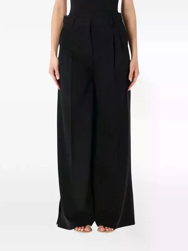 THE GARMENT Pisano Pleated Trousers - Black