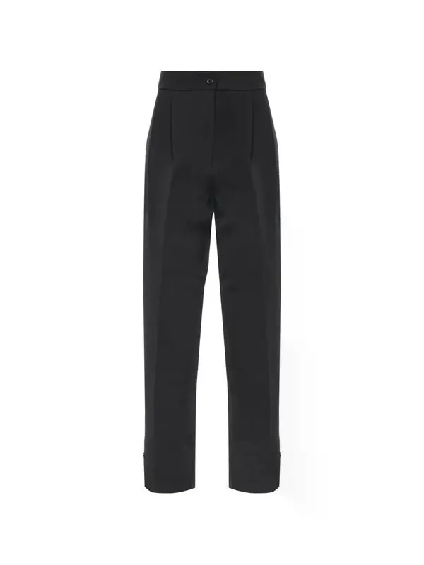THE FRANKIE SHOP Doyer Pleated Trousers - Black