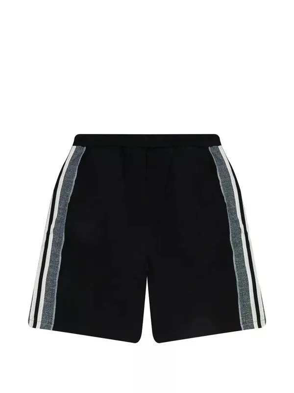 JUNGLES JUNGLES Knit-panel Shorts - Black