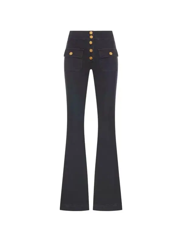 Seafarer Anais High-waisted Flared Jeans - Black
