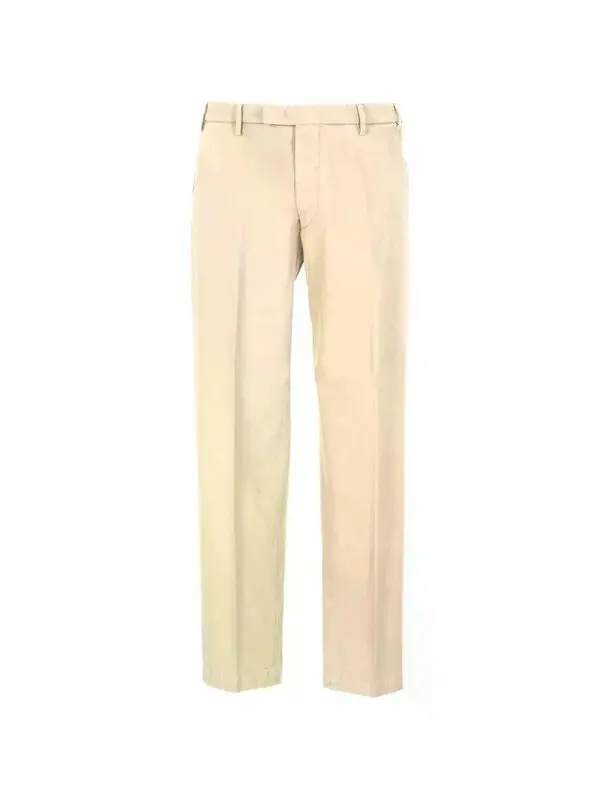 MICHAEL COAL Pressed-crease Straight-leg Trousers - Neutrals