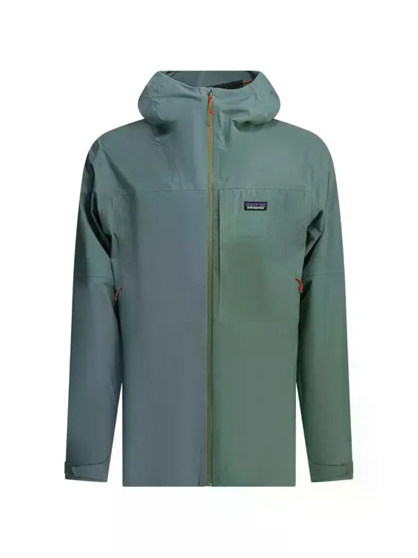Patagonia Logo-patch Hooded Coat - Blue