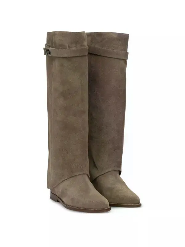 VIA ROMA 15 Suede Boots - Brown