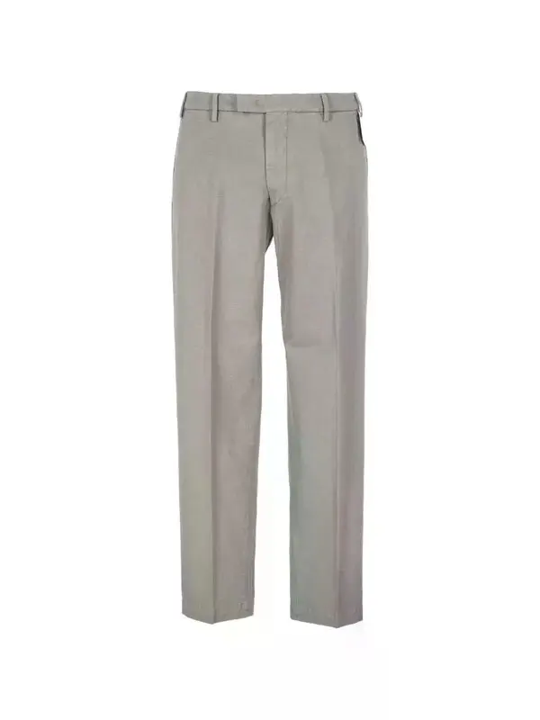 MICHAEL COAL Straight-leg Tailored Trousers - Grey