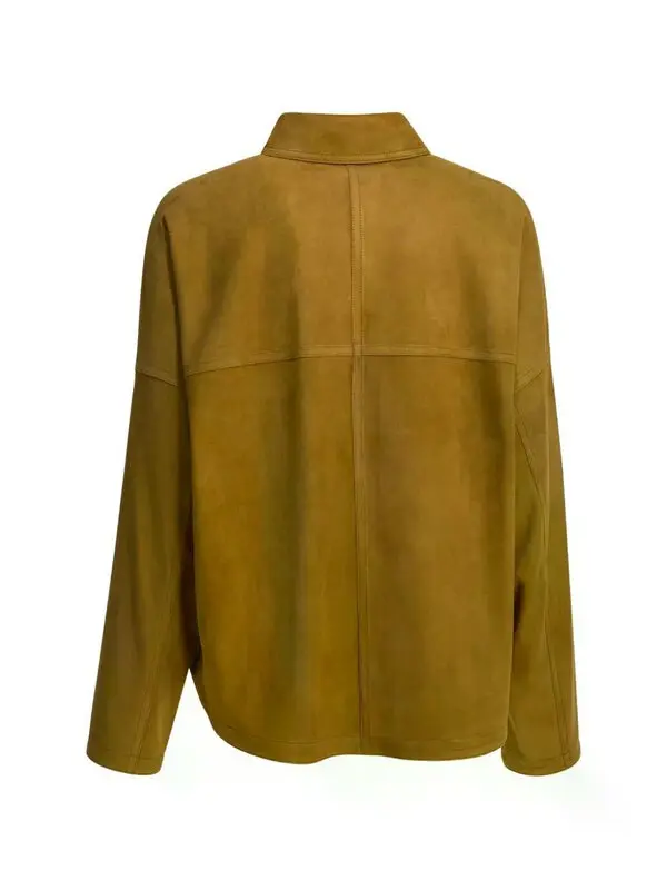 FURLING BY GIANI Suede Patch-pocket Jacket - Brown