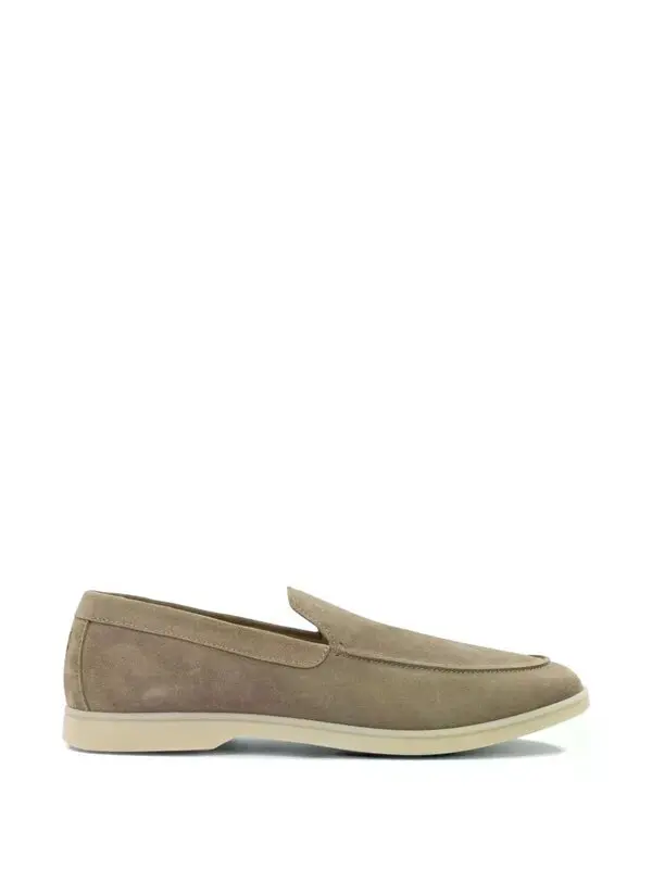 HENDERSON BARACCO Panarea Suede Loafers - Neutrals