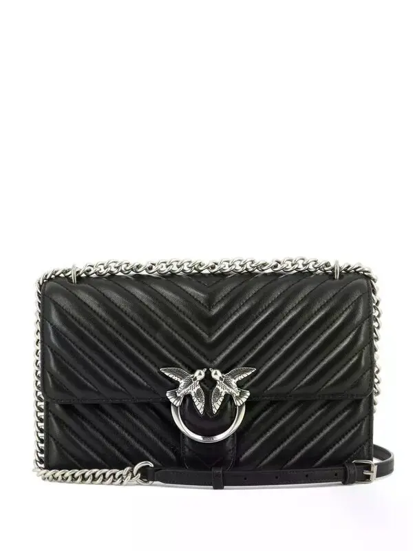Pinko Medium Love Bag One Shoulder Bag - Black