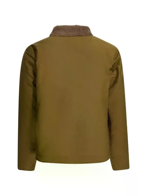 BUZZ RICKSON'S N-1 Shearling-collar Button-up Coat