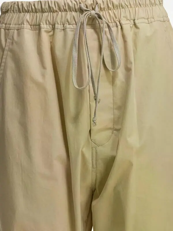Rick Owens Zip Detail Drawstring Trousers - Neutrals